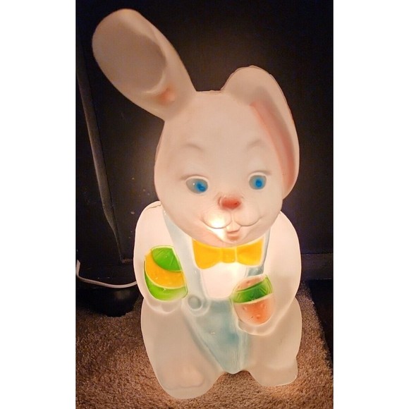 Holiday | Carolina Enterprises Easter Bunny Blow Mold Vintage With ...